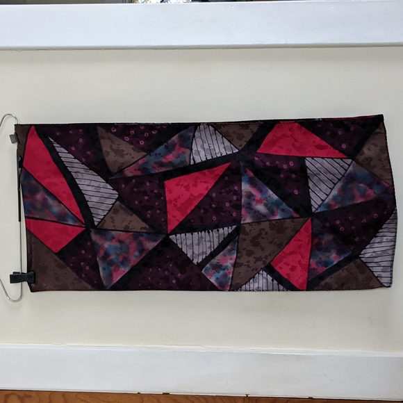 Robert Daskal | Accessories | Hand Painted Robert Daskal 0 Silk Scarf ...